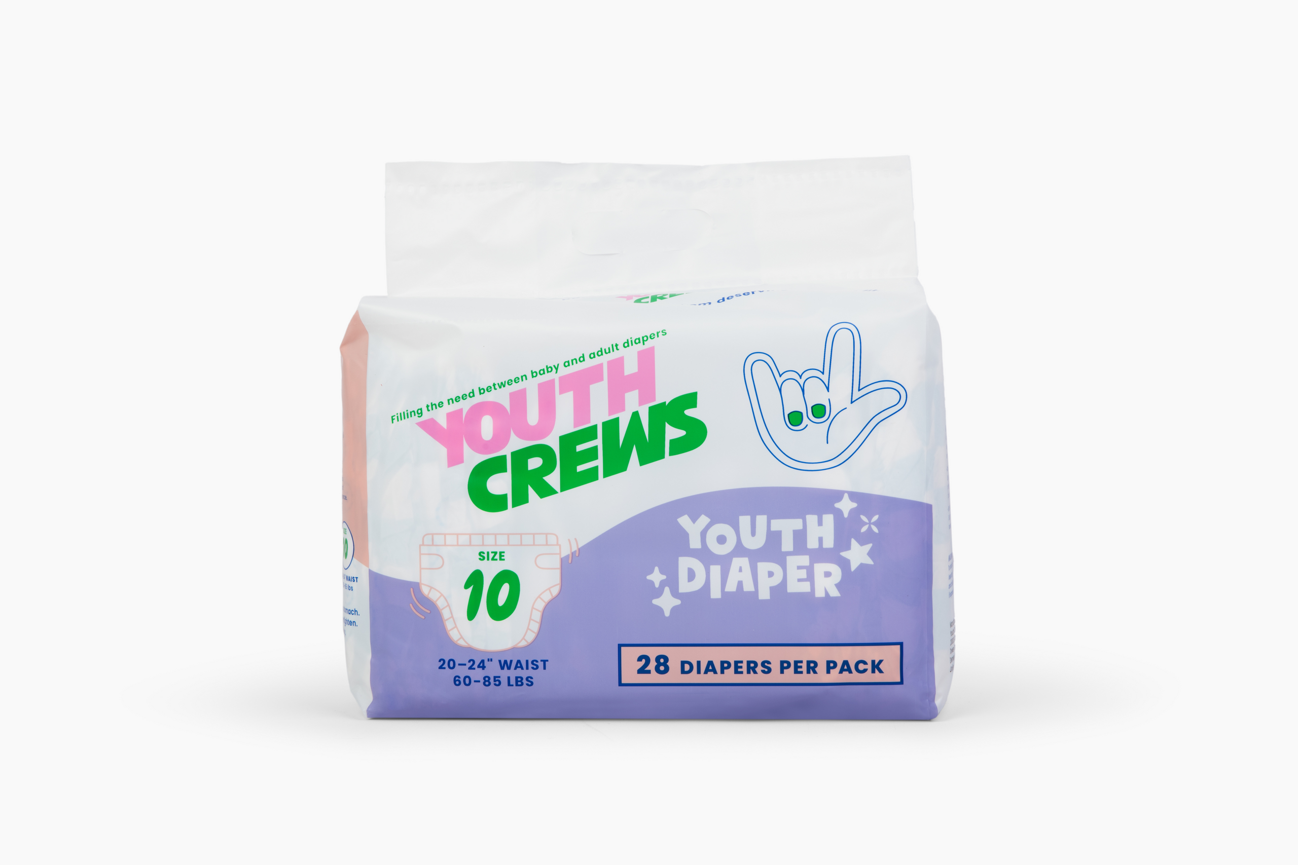 Youth Diapers for Disabled Kids | After Baby Sizes | Youth Crews