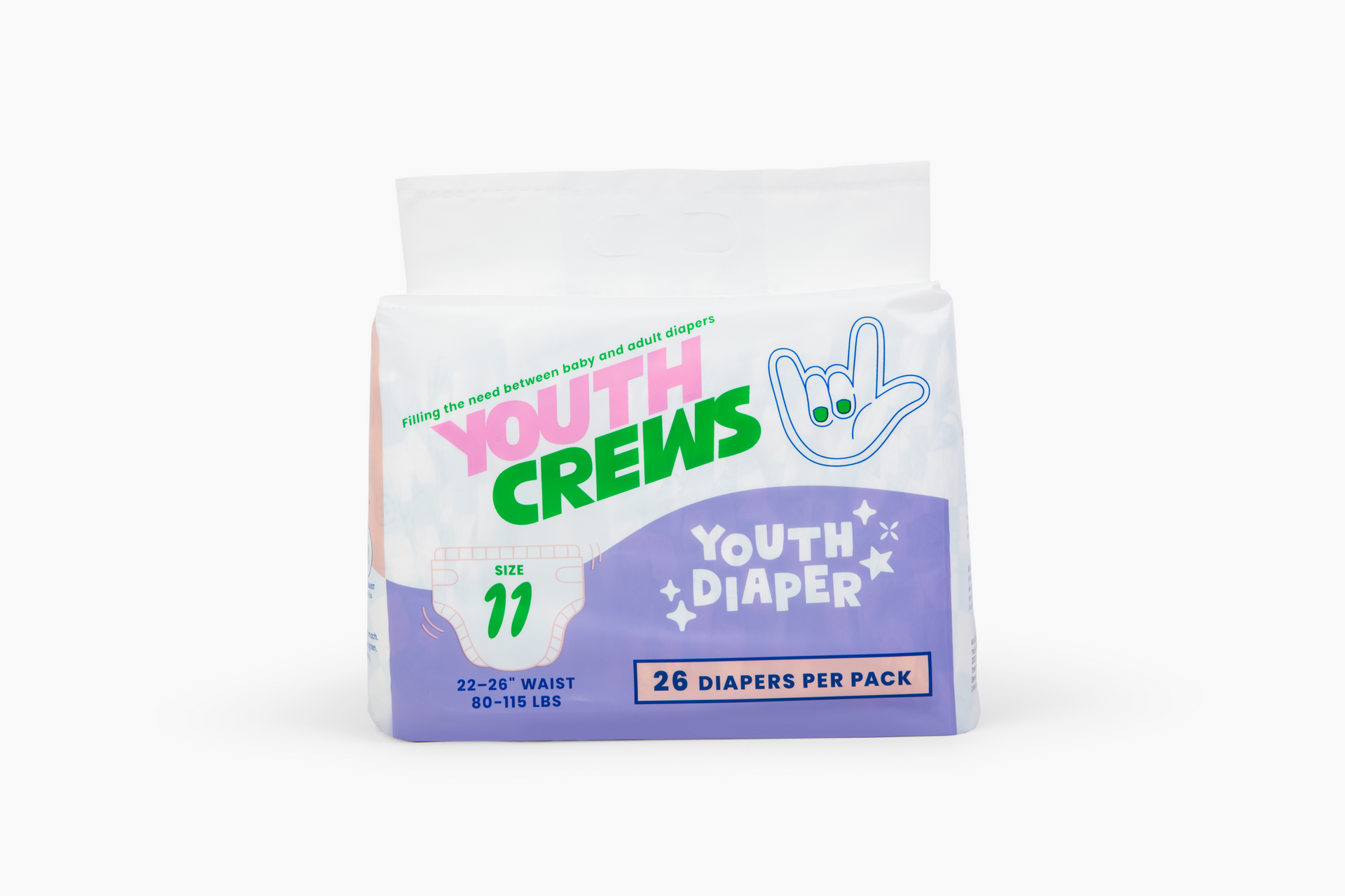 Youth Diapers for Disabled Kids | After Baby Sizes | Youth Crews